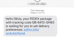 PSA: There’s a new FedEx text message scam making the rounds