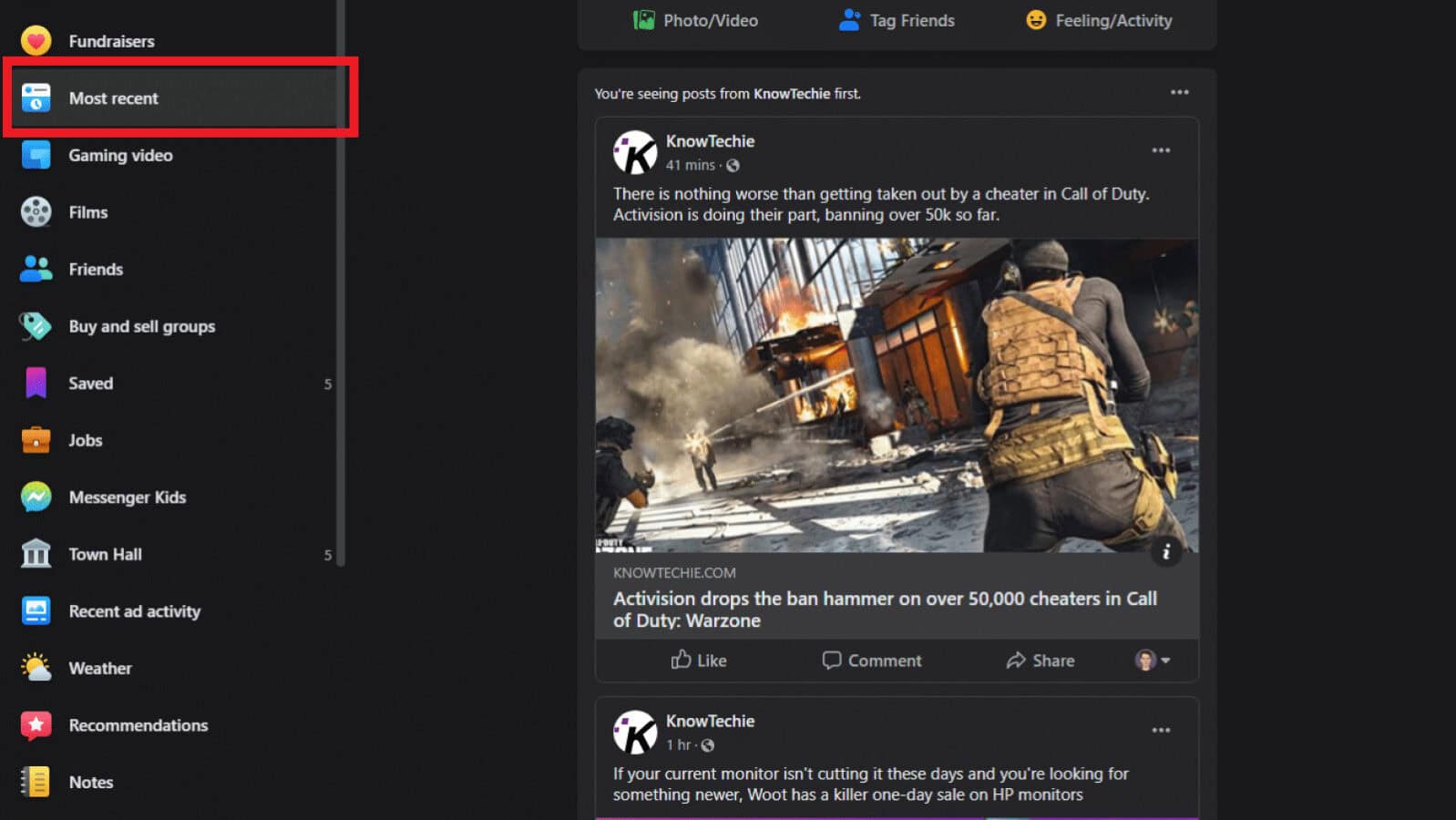 How to get your most recent posts back on the redesigned Facebook
