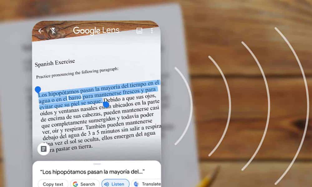 Google Lens lets you copy real world text and paste it to your computer