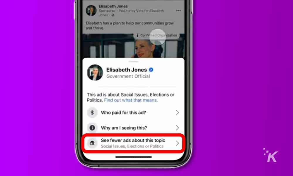 Facebook will now let users in the U.S. turn off political ads – here’s how