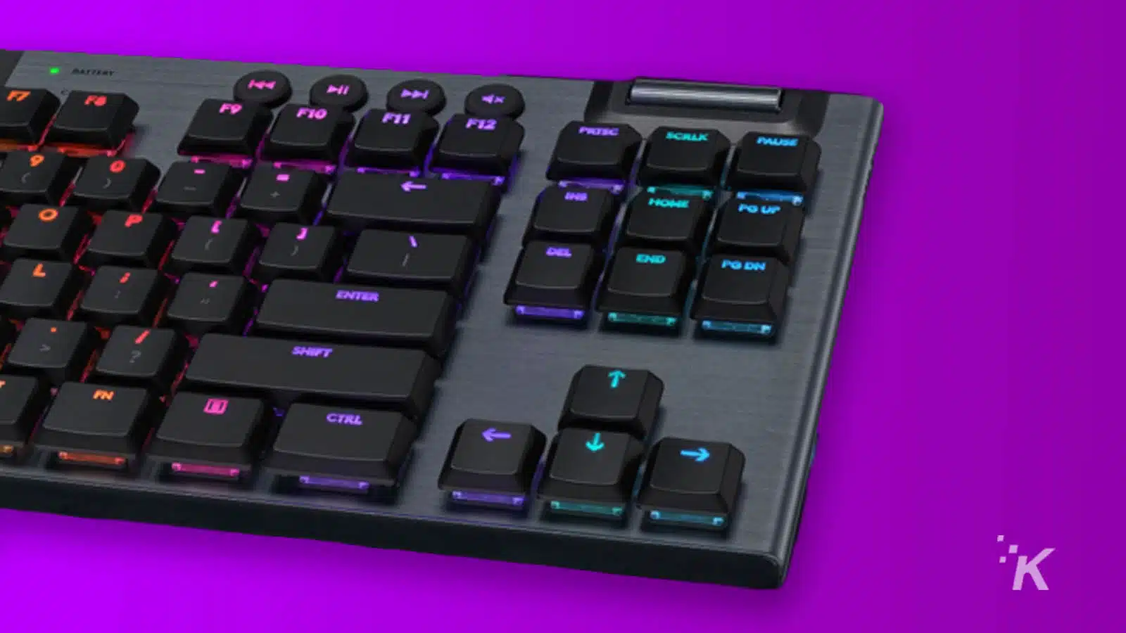 Logitech's new keyboard features 135 days of charge time