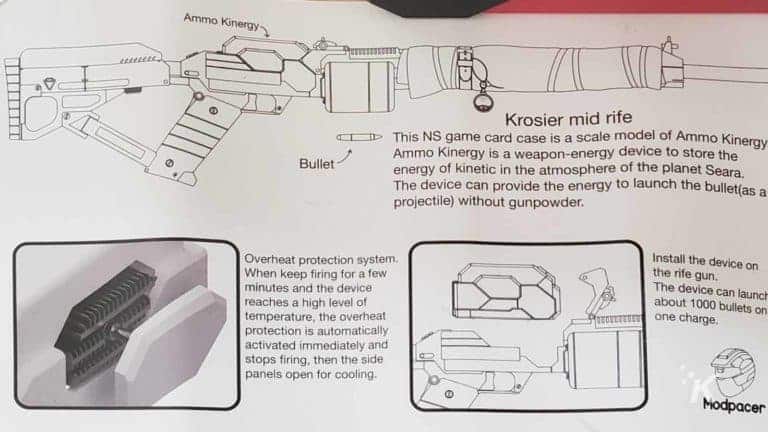 Why did my Nintendo Switch game case come with instructions for a gun?