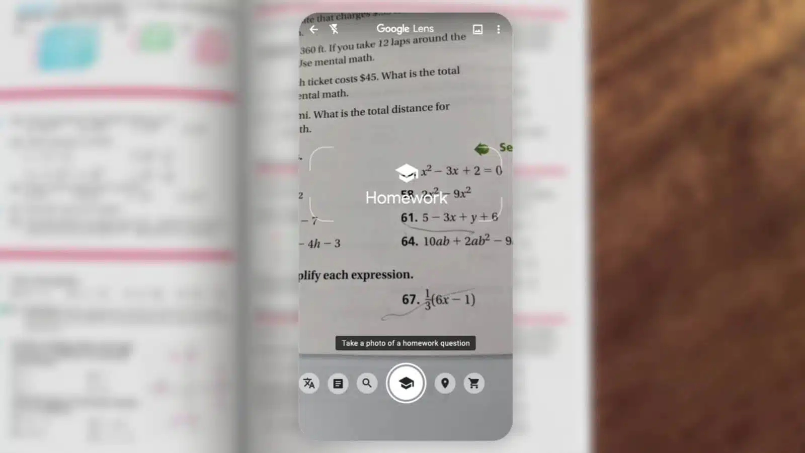 How to use Google Lens to solve math and science equations