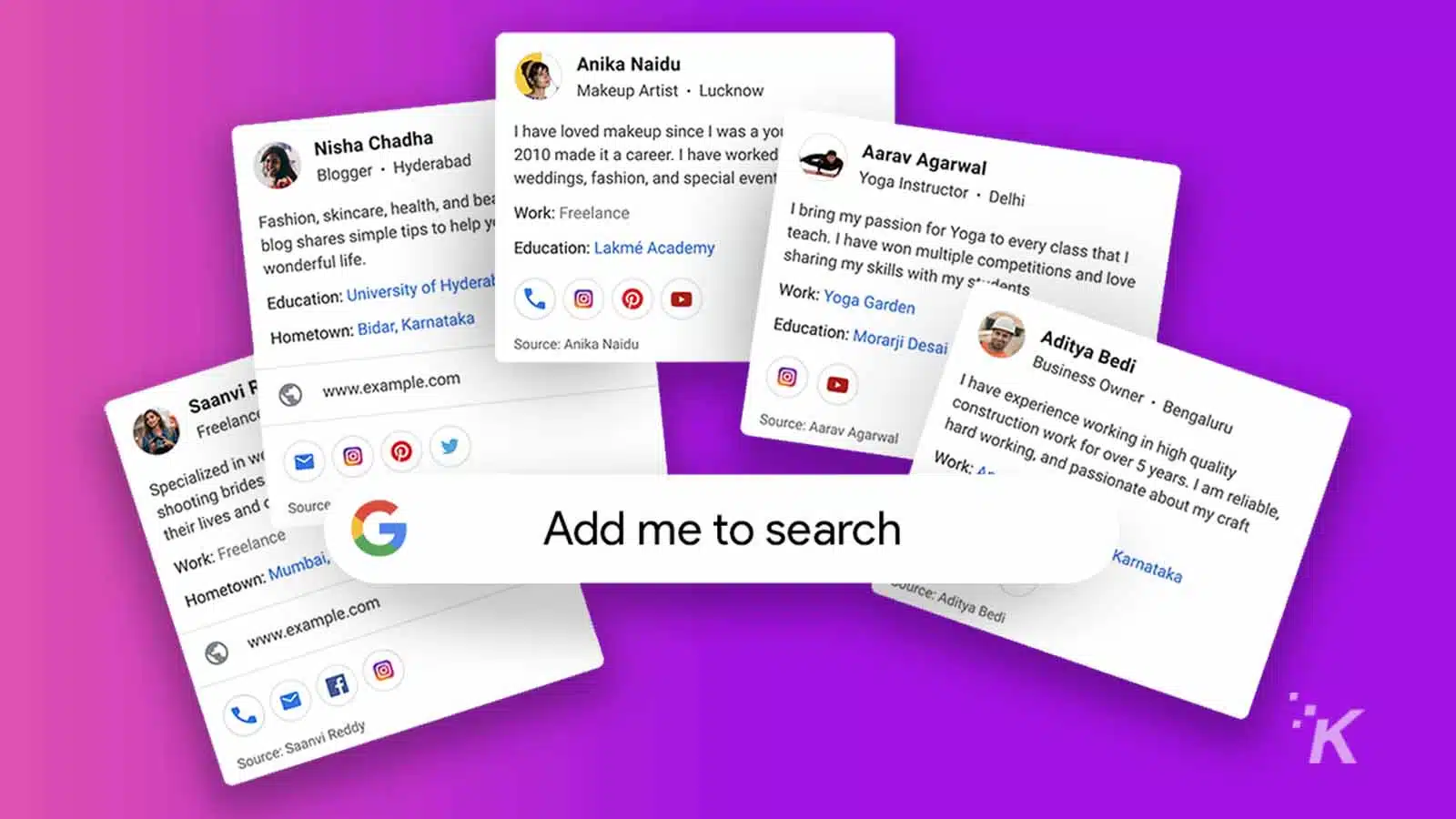 Google introduces virtual business cards to India | KnowTechie