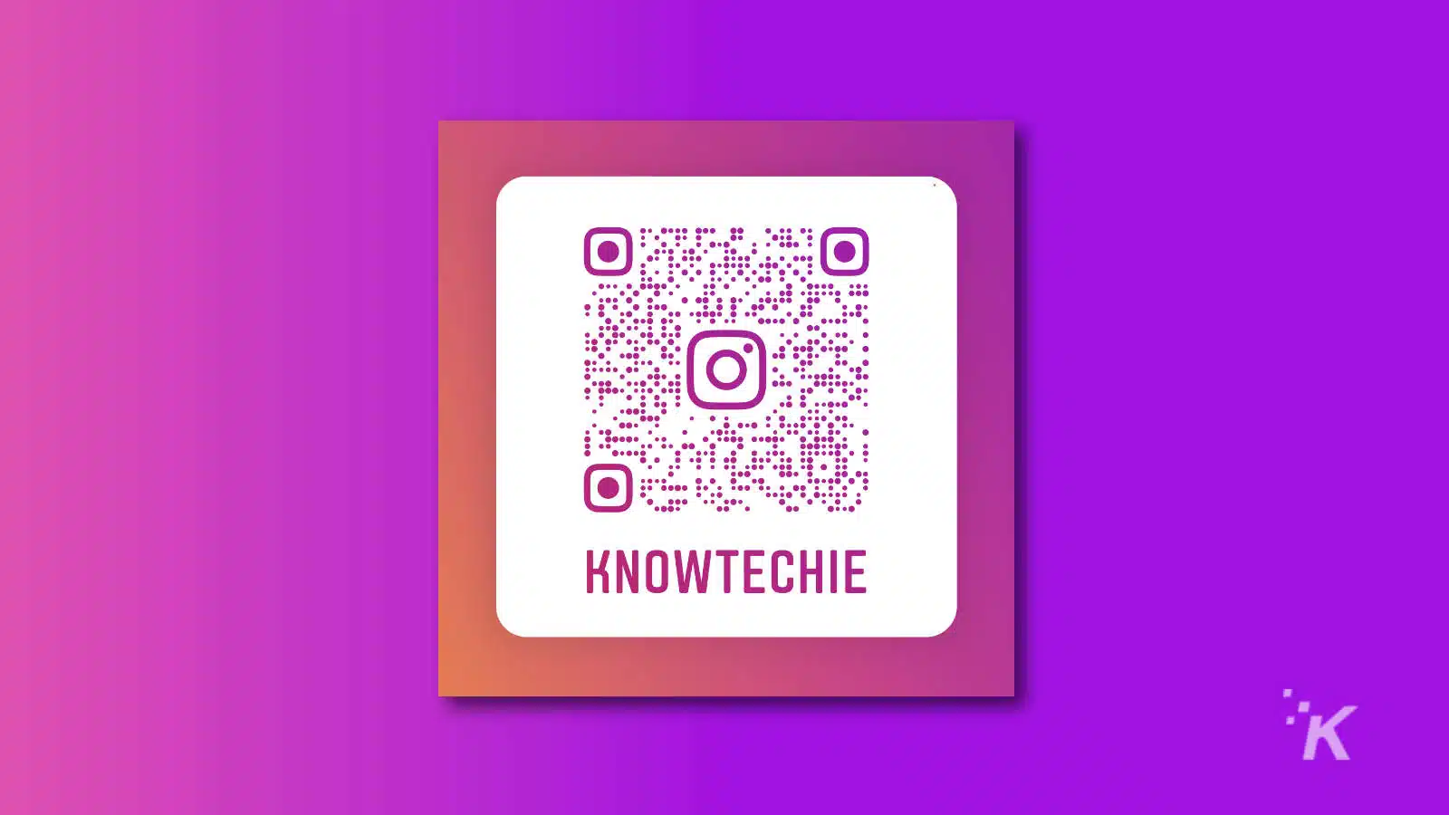 You can now find an Instagram profile with a QR code - here’s how
