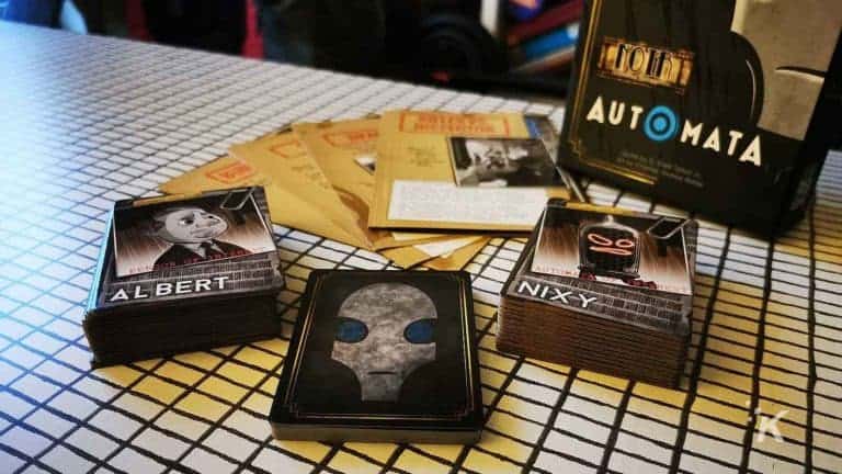 Noir: Automata is a tabletop card game you can quickly pick up and play