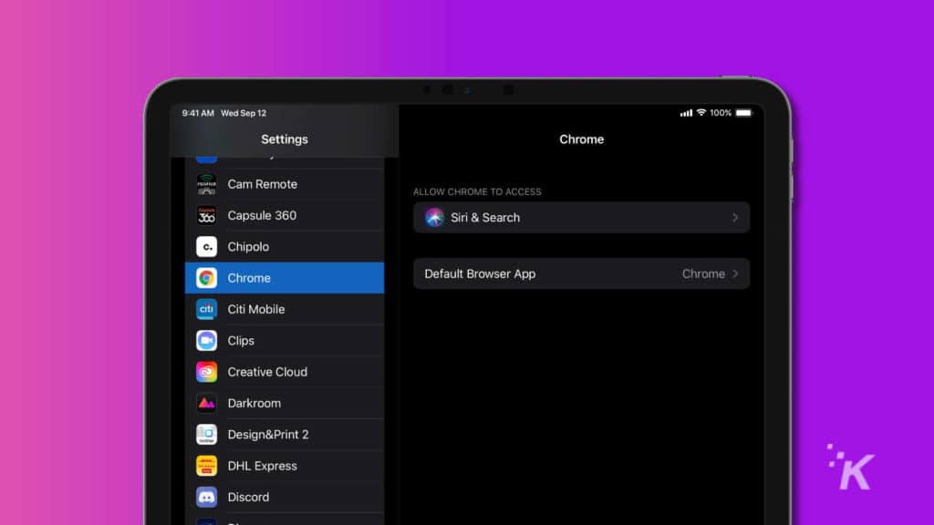 You can now change the default browser on your iPad - here's how