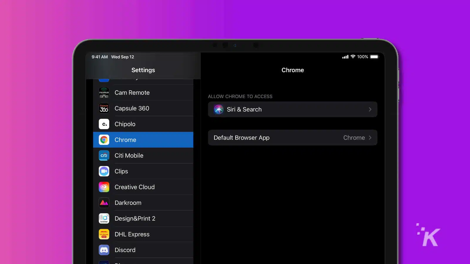 You can now change the default browser on your iPad - here's how