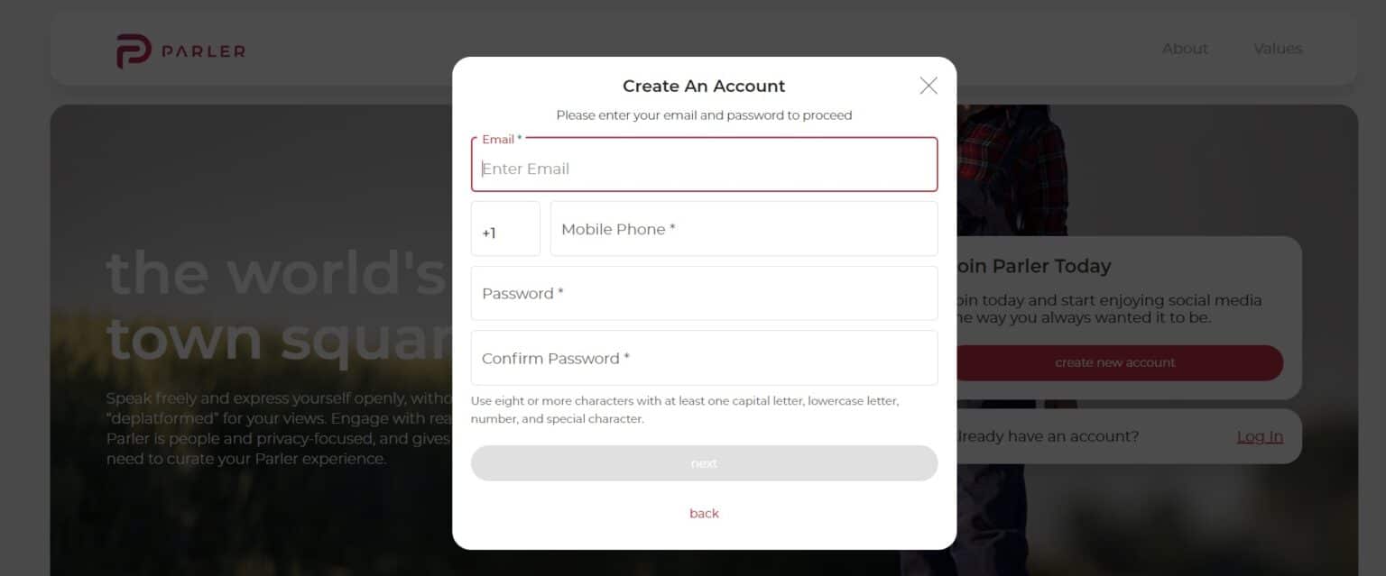 How to sign up for Parler | KnowTechie