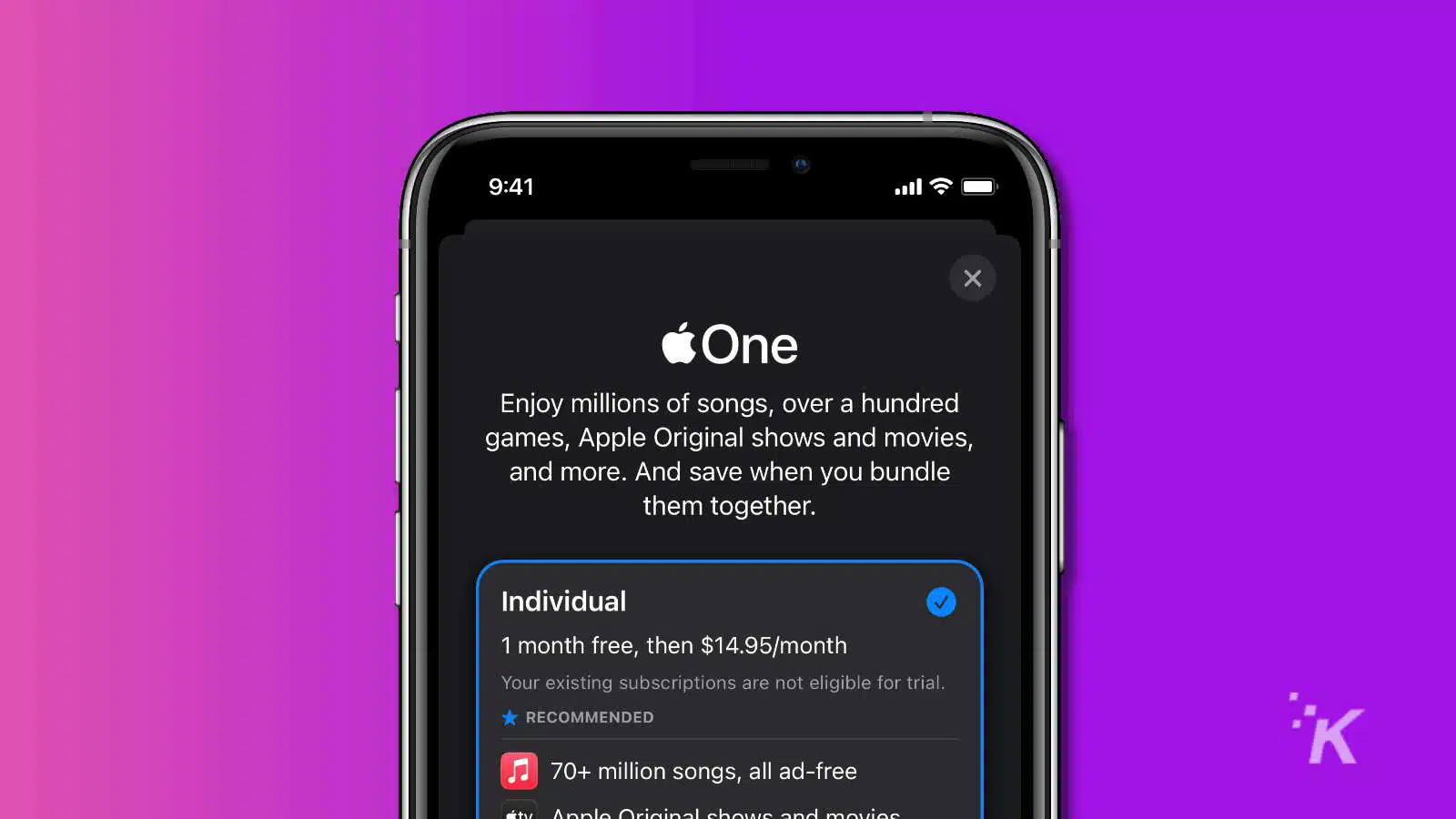 Here's how to sign up for Apple One | KnowTechie