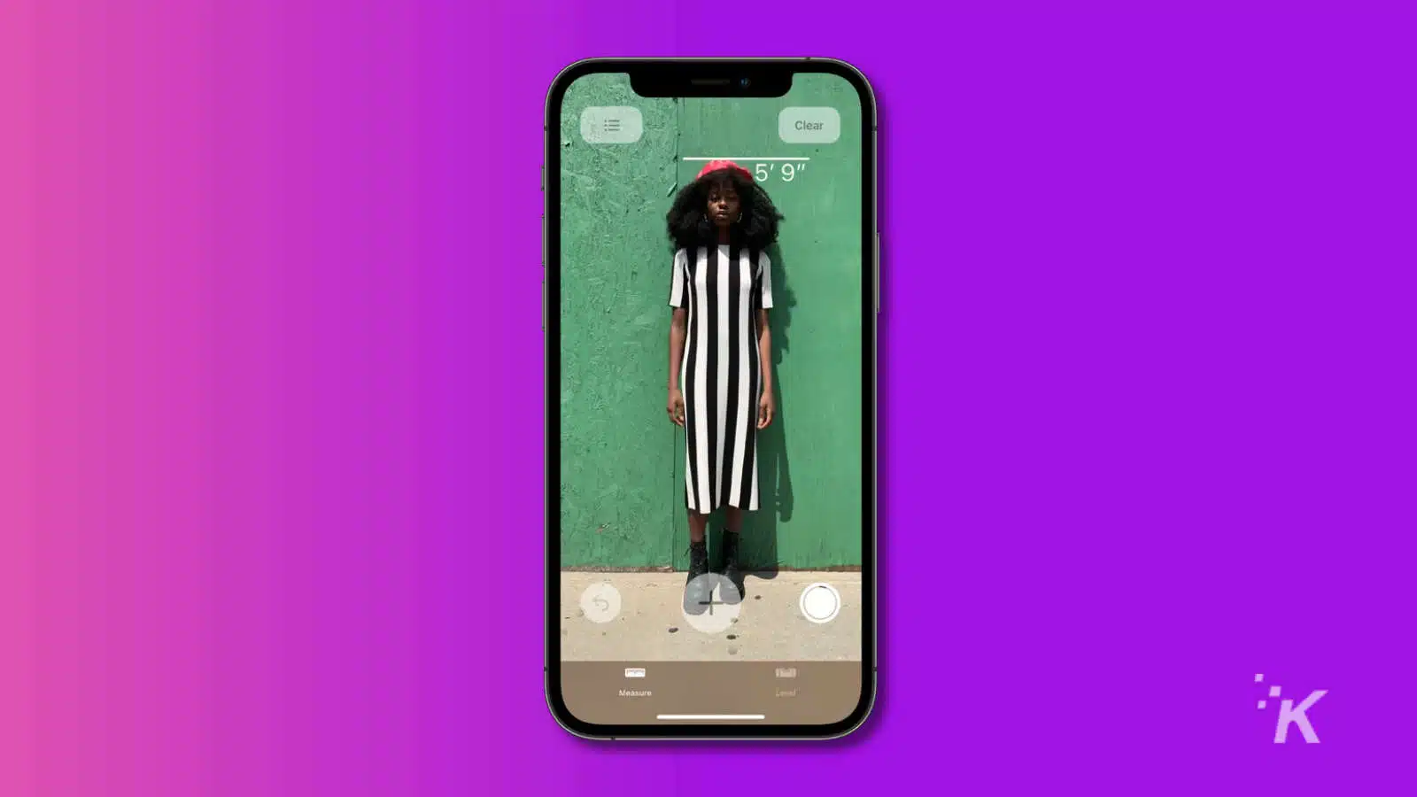 Here's how to use the iPhone 12 Pro to measure someone's height