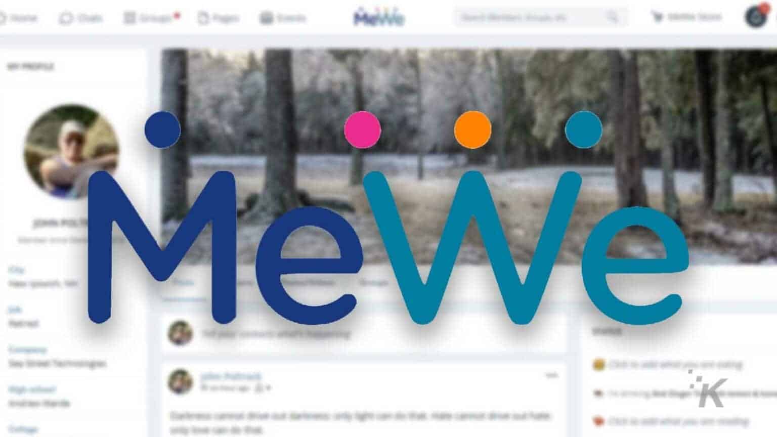 What is MeWe and how do you sign up for it? | KnowTechie