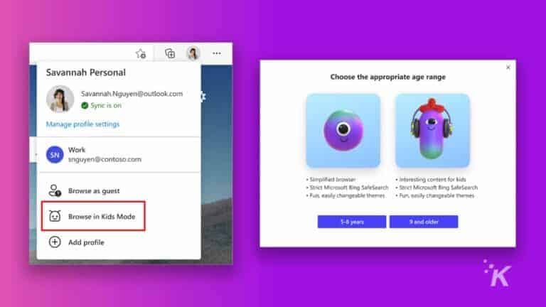 Microsoft Edge now features a safe browsing mode for children