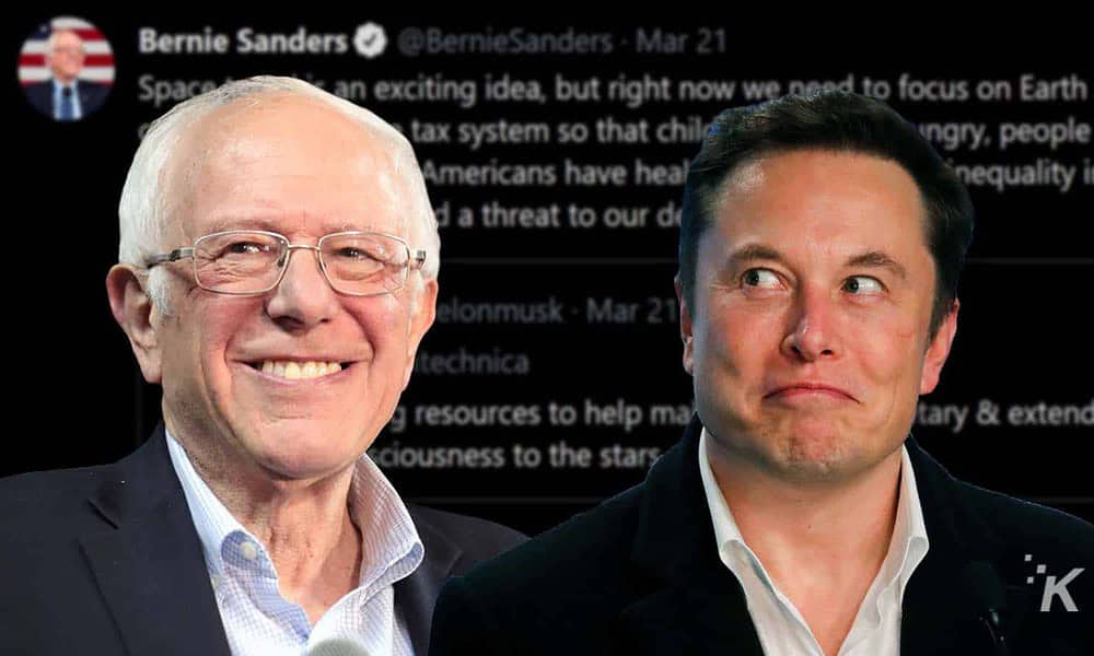 Bernie Sanders thinks Elon Musk needs to focus on Earth before Mars