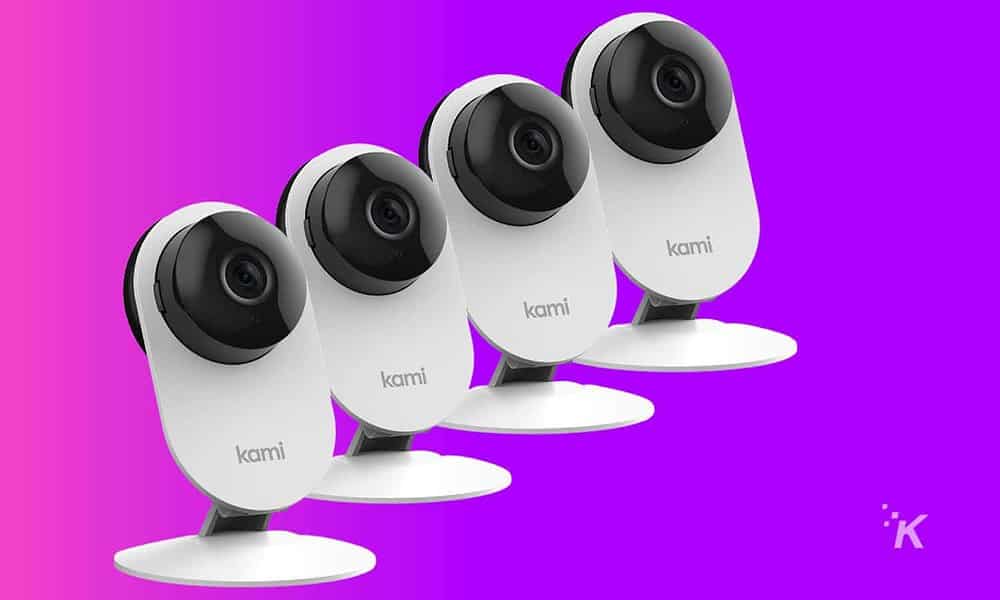 KnowTechie Giveaway: 4 Kami wireless indoor home security cameras