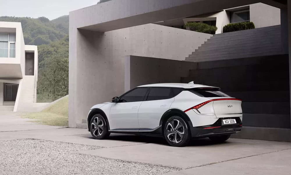 Kia has released images of its first dedicated EV ahead of the launch event