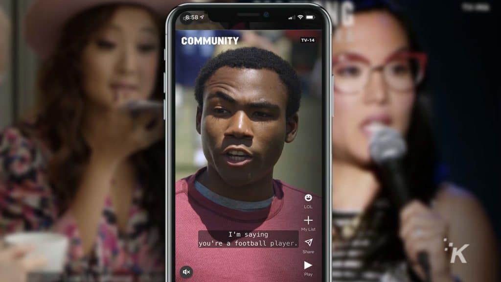 Fast Laughs is Netflix's take on TikTok and it is now available on iOS