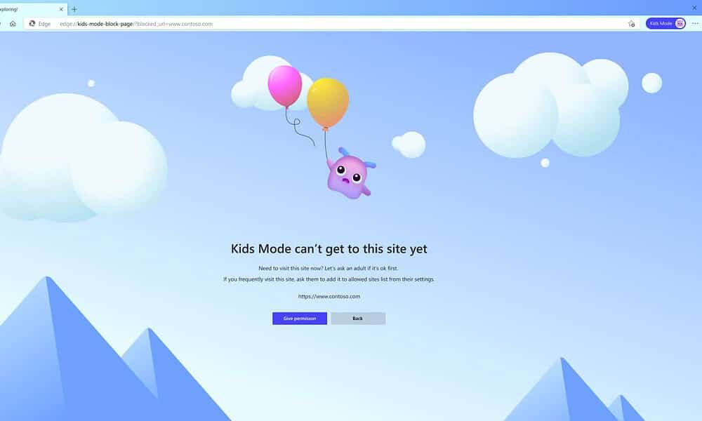 Microsoft Edge's Kids Mode lets you limit what your children see online
