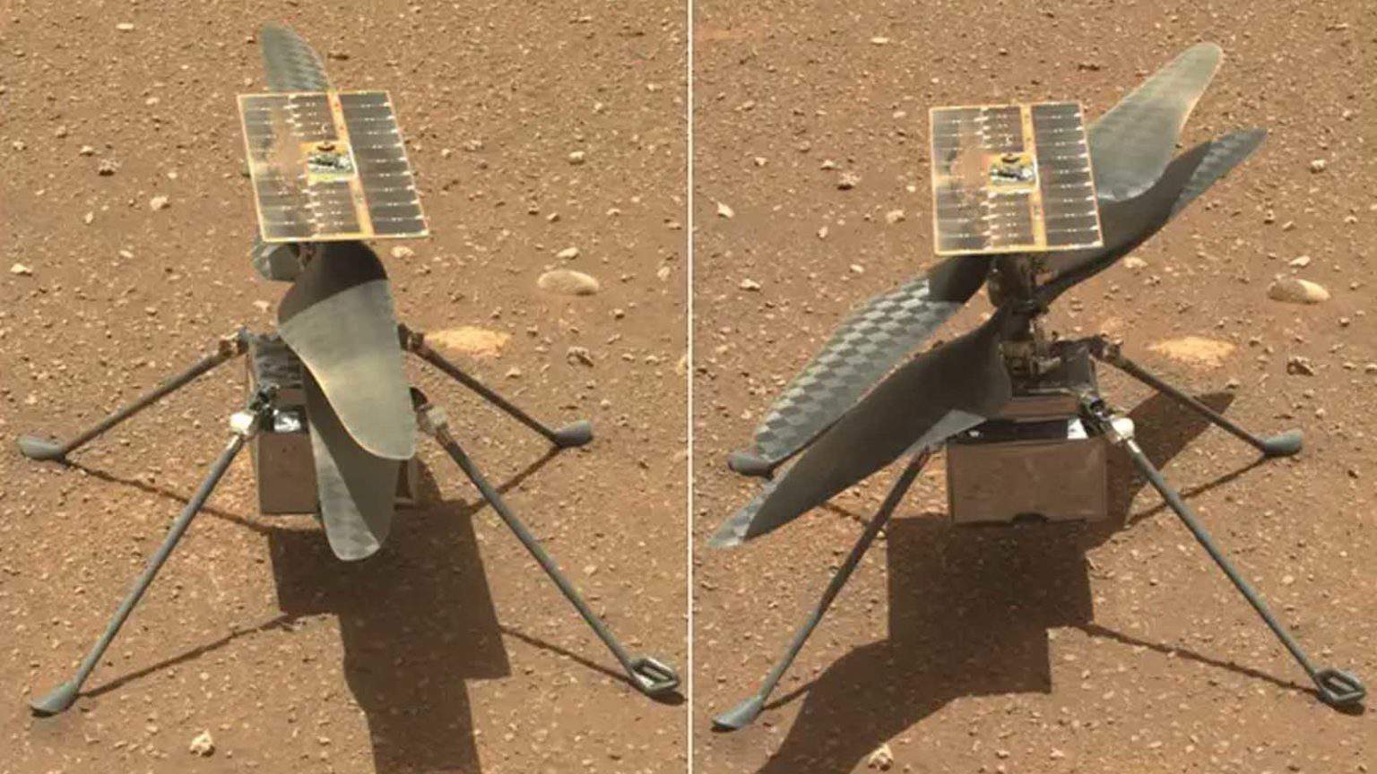 NASA launched a helicopter on Mars for the first time ever