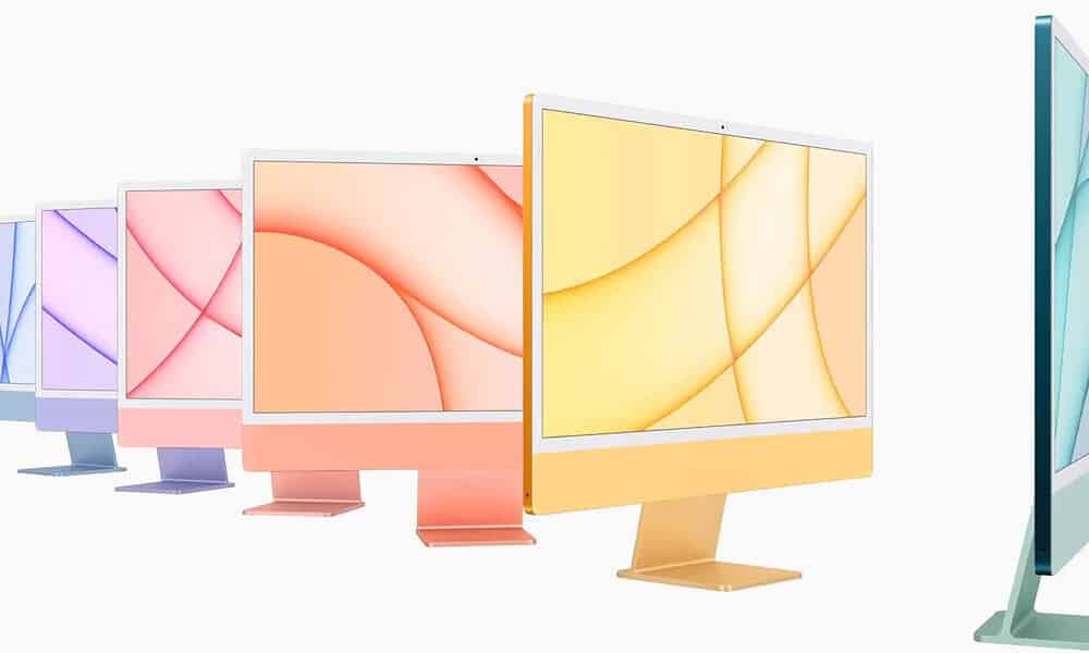 Apple is releasing thinner, more powerful iMacs in seven different colors