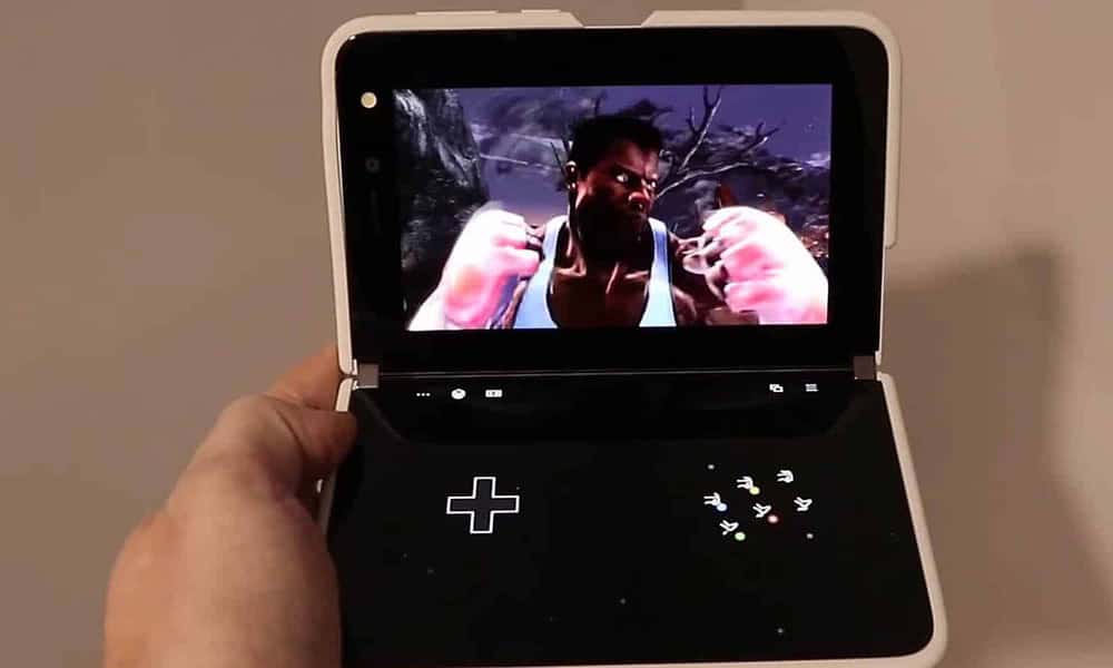 A new xCloud update turns the Surface Duo into a handheld Xbox