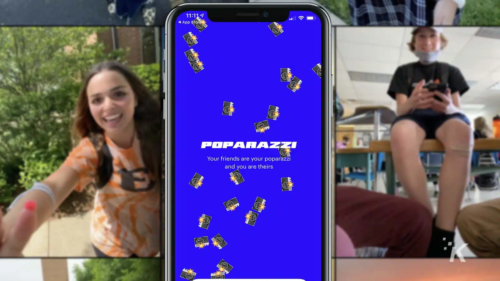 Poparazzi is a new platform that only lets you snap pictures of friends