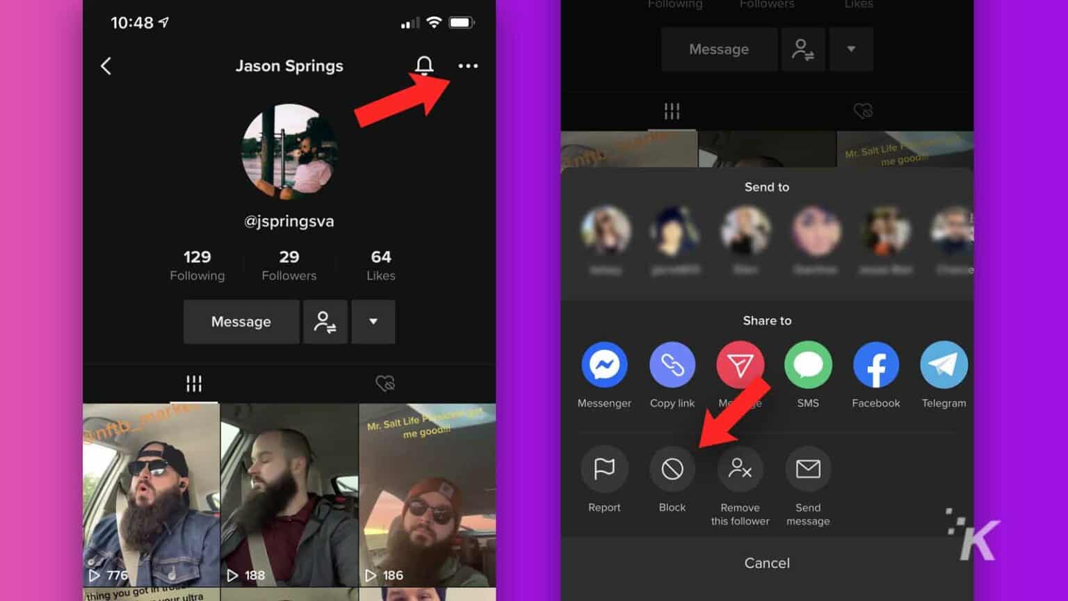 How to block someone on TikTok | KnowTechie