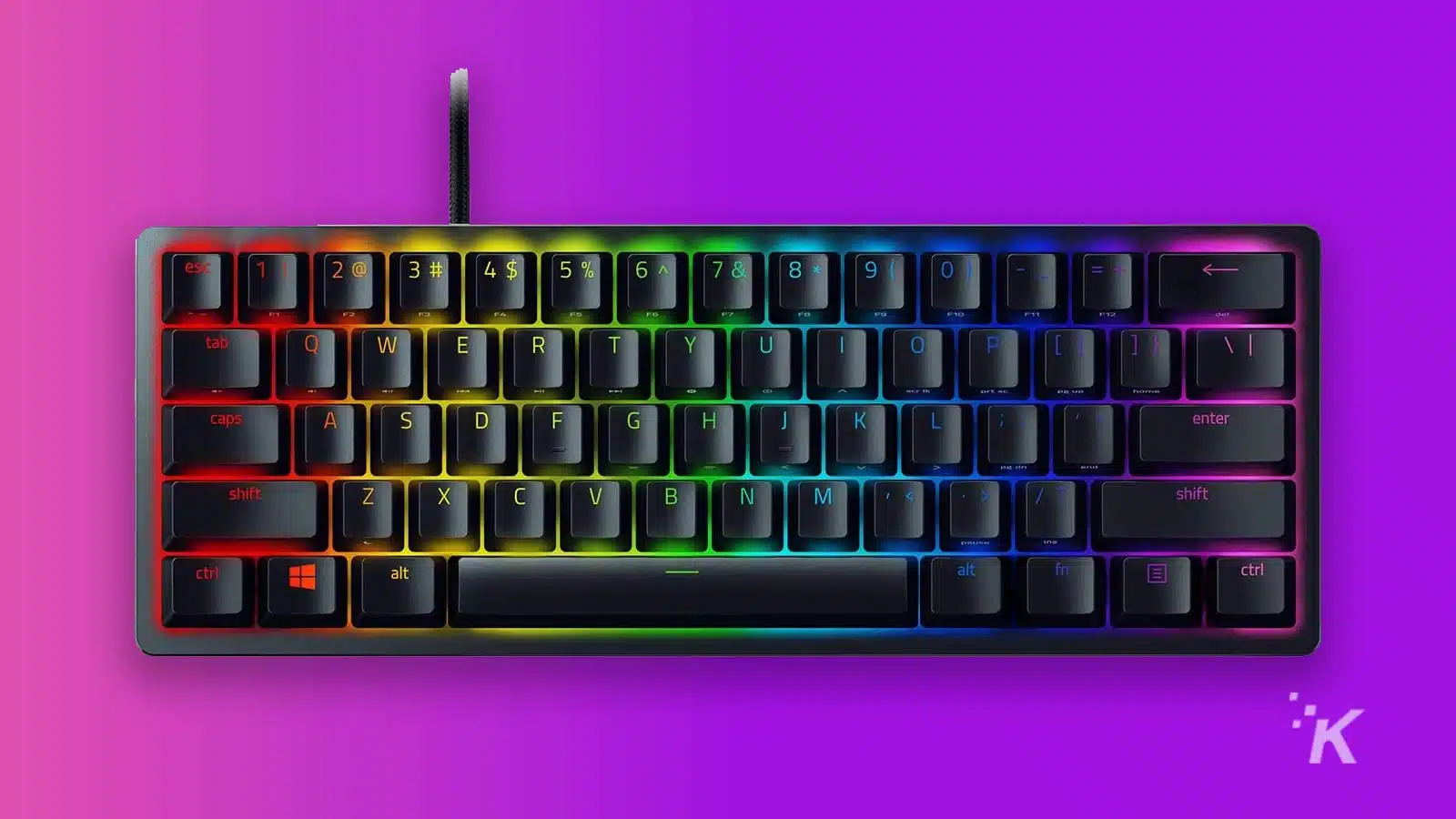 Razer's Huntsman Mini gaming keyboard is just $65 right now