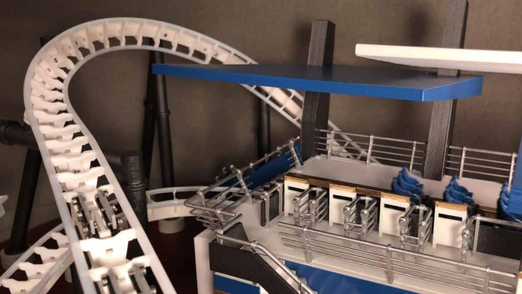 Someone spent over 900 hours creating this 3D-printed roller coaster