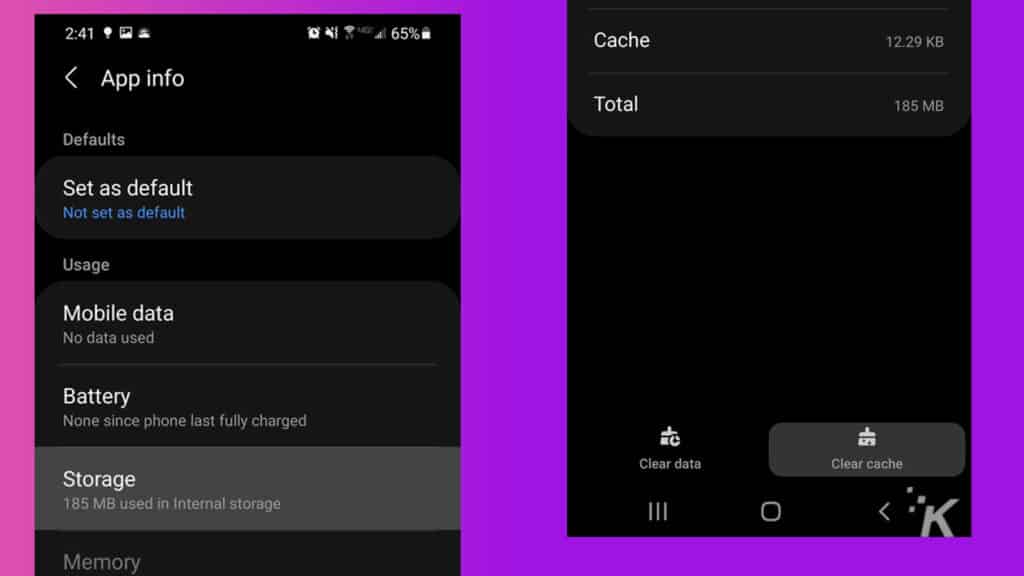 How to clear an app's cache on Android devices | KnowTechie