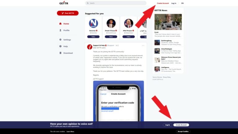 What is GETTR and how do you sign up for it? | KnowTechie
