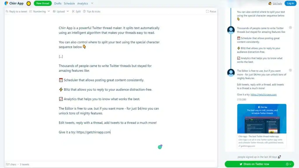 This website is like Google Docs but for Twitter threads