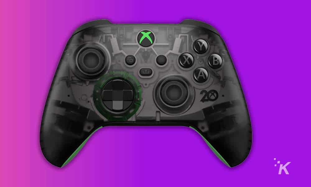 Microsoft released a new translucent Xbox controller for its 20th birthday
