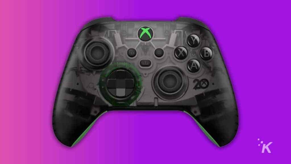 Microsoft released a new translucent Xbox controller for its 20th birthday