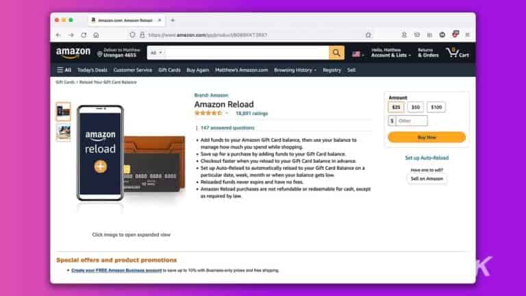 How to check your Amazon gift card balance and reload it