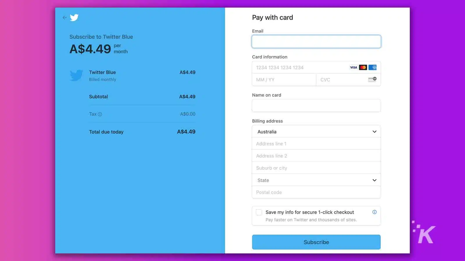 How to sign up for Twitter Blue