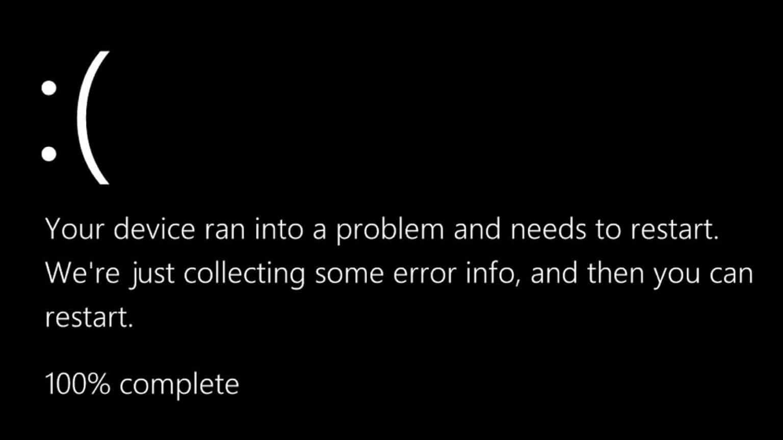 Windows 11 is reverting back to the familiar Blue Screen of Death