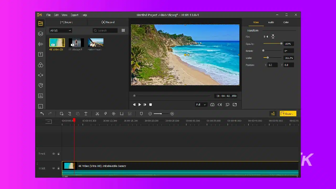 AceMovi Video Editor from TunesKit is the best video editor for beginners