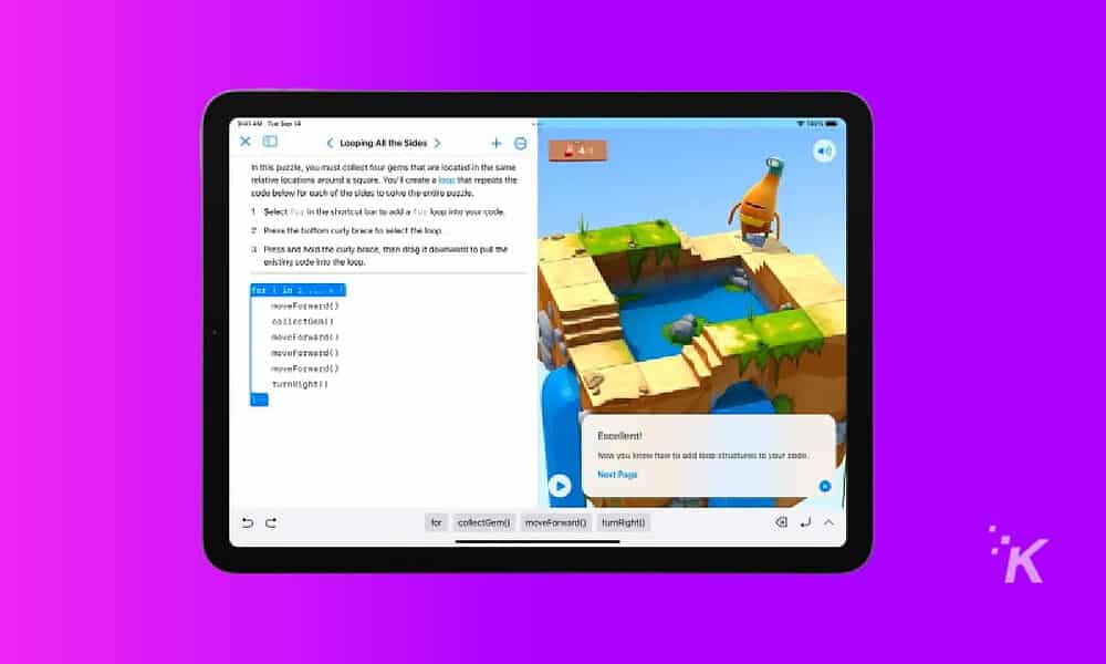 Apple's launched an app that lets you build apps on the iPad