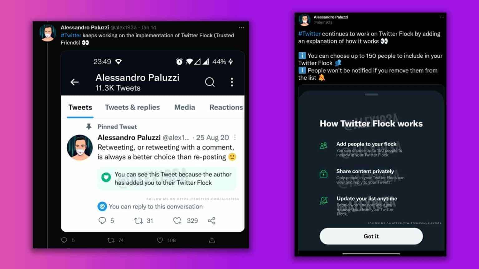Gather your 'flock': Twitter's close friends feature is now in beta