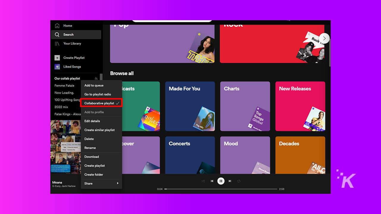 How to make collaborative playlists on Spotify