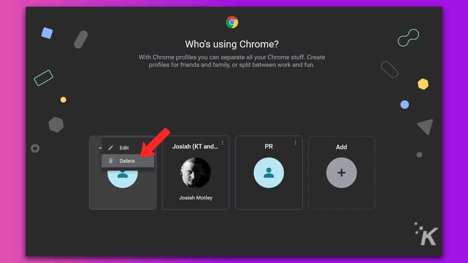 Google Chrome profiles: How to use, edit, and delete them