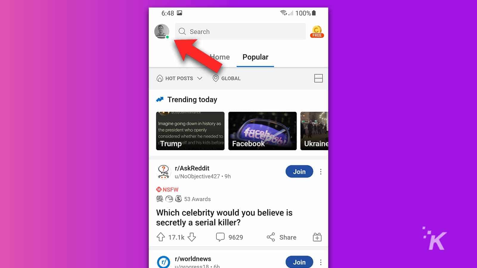 How to turn on Reddit's dark mode
