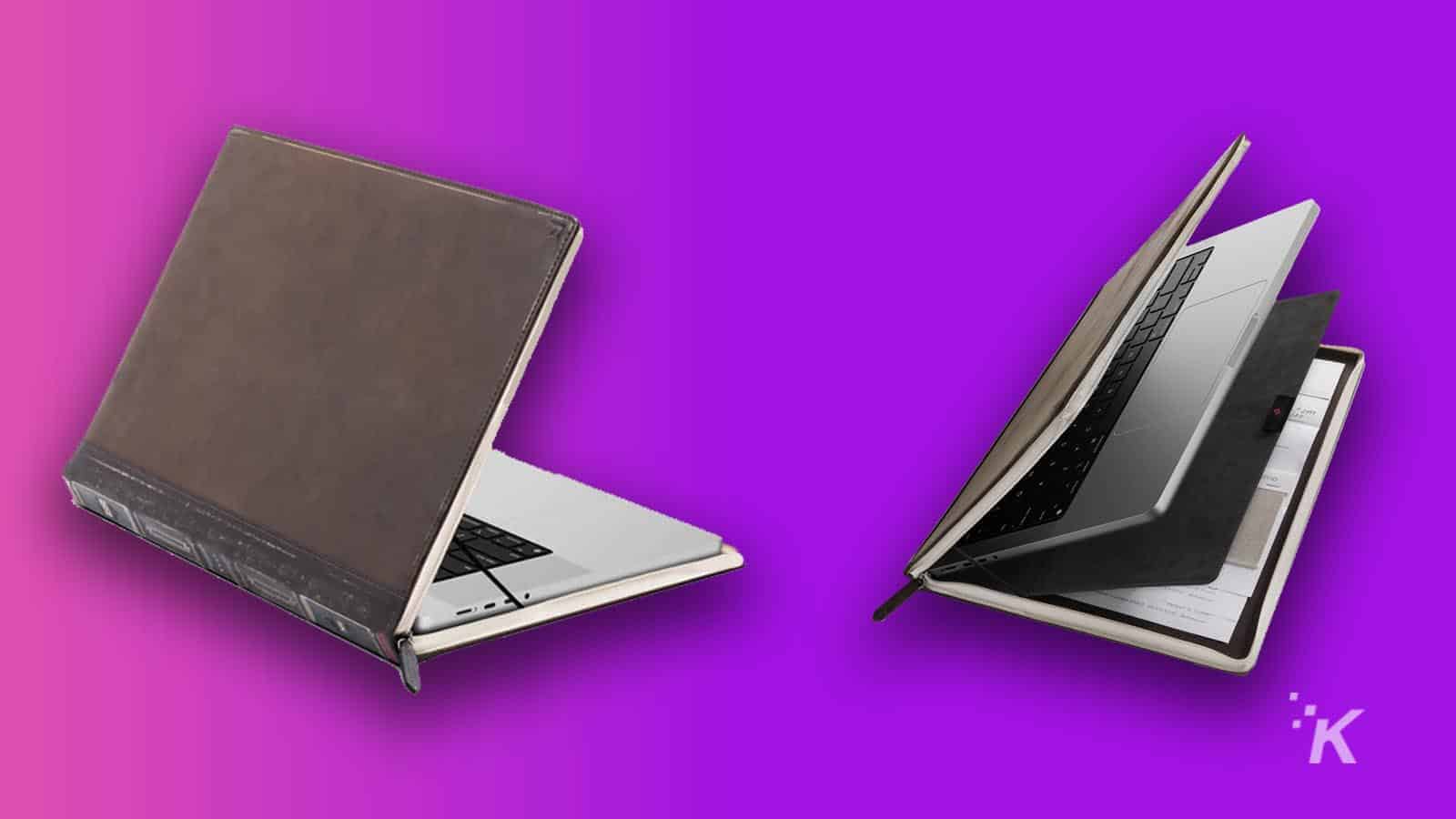 This new MacBook case turns your laptop into an actual book