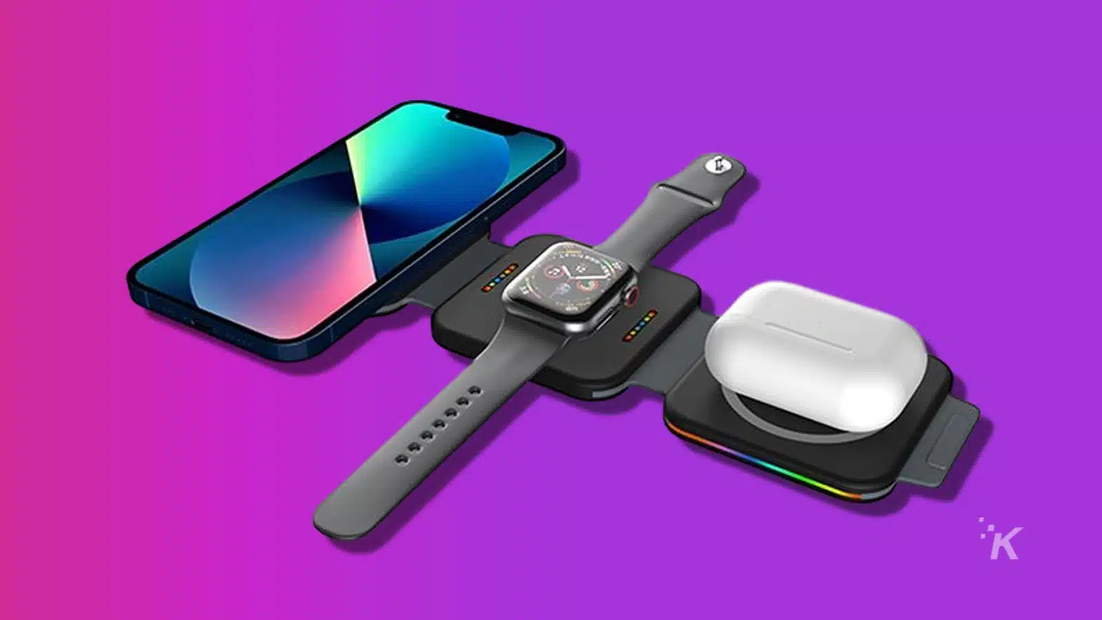 This 3-in-1 foldable wireless charging station is down to $44 | KnowTechie