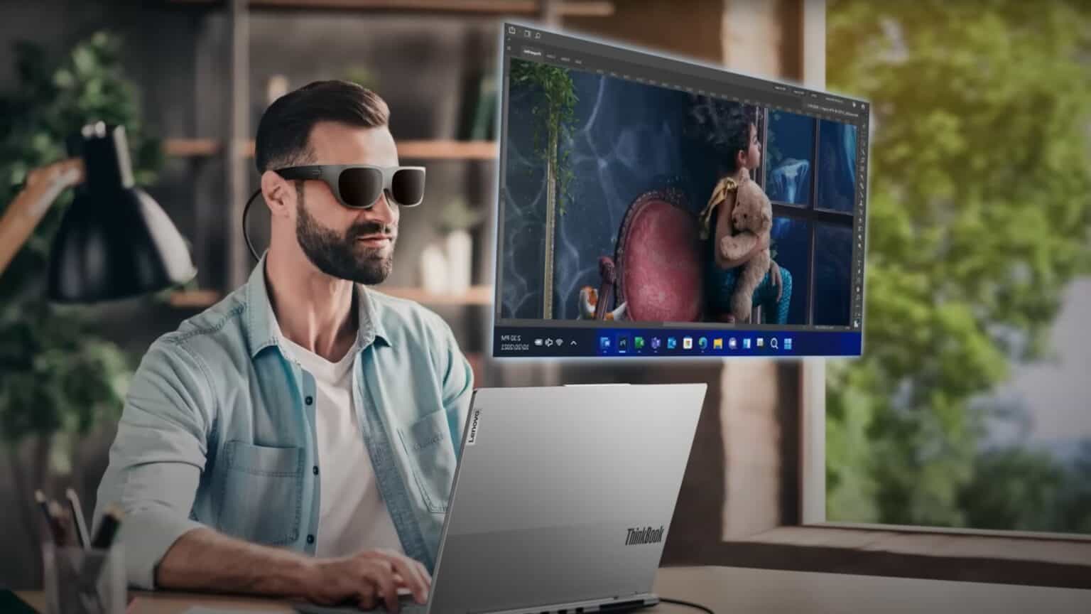 Lenovo's new augmented reality glasses work with the iPhone | KnowTechie