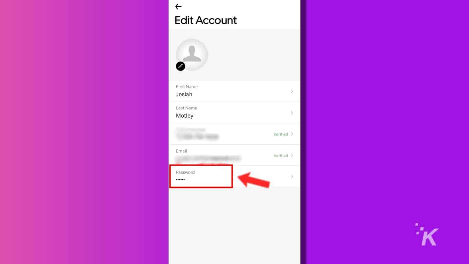 How to change your Uber password | KnowTechie