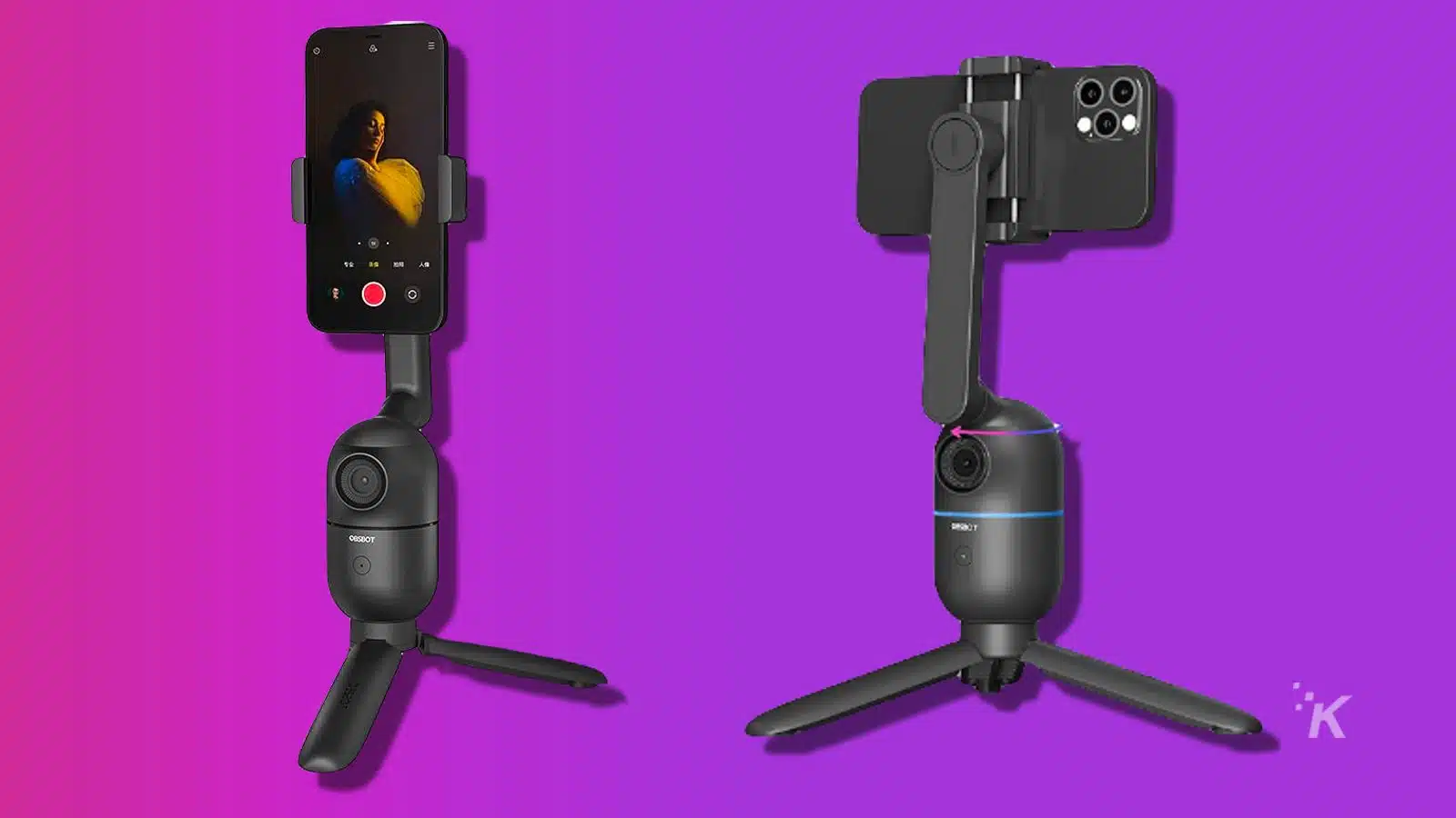 Get your hands on the OBSBOT Me AI phone mount for $120 | KnowTechie