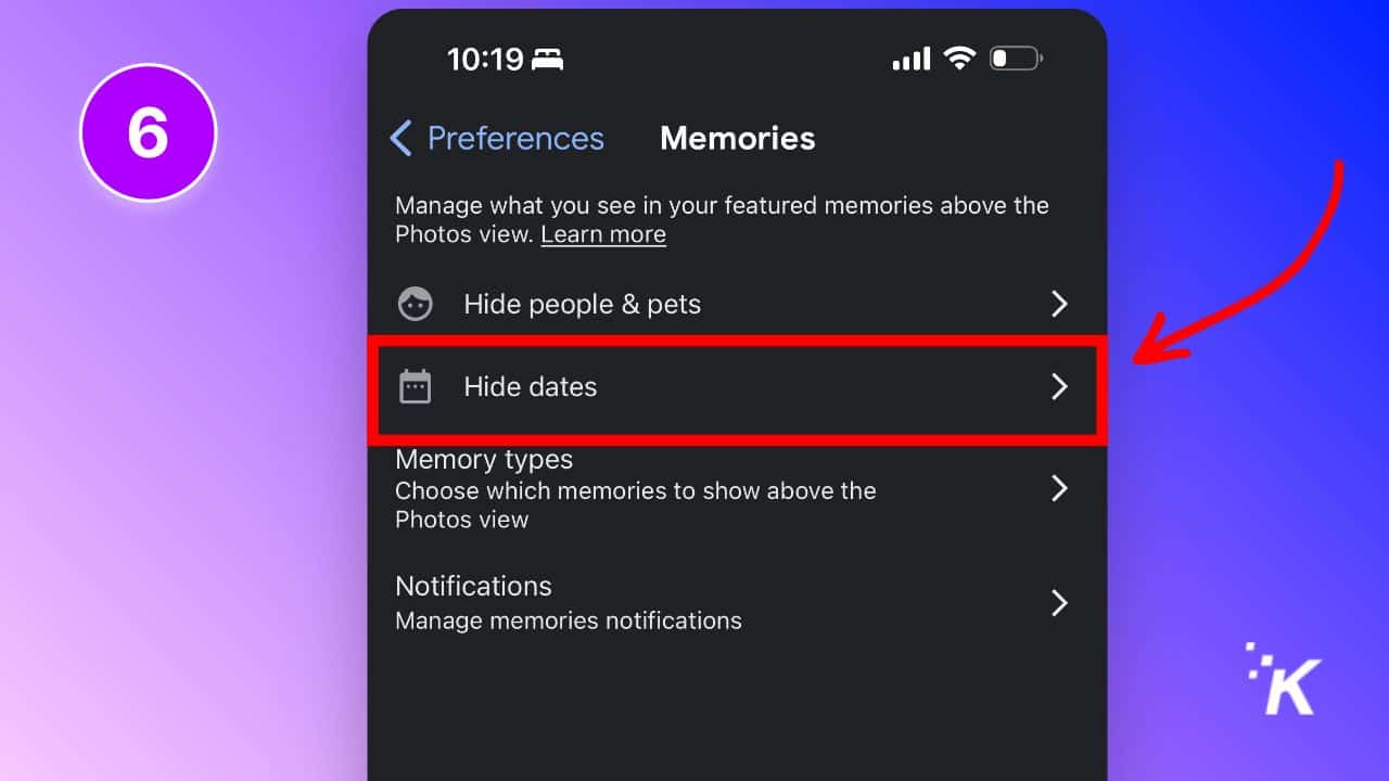 How to disable Google Photos Memories