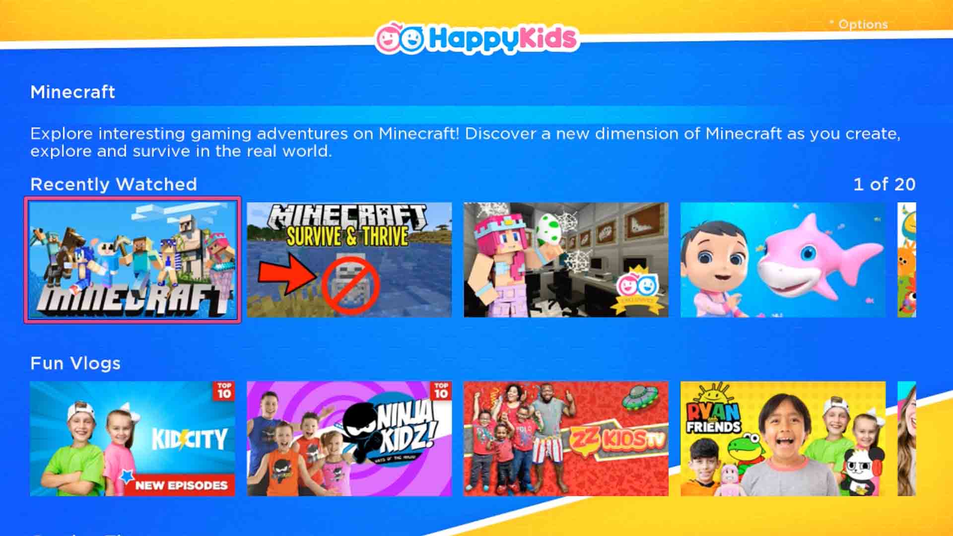 HappyKids is a safe and free streaming app for families and kids ...